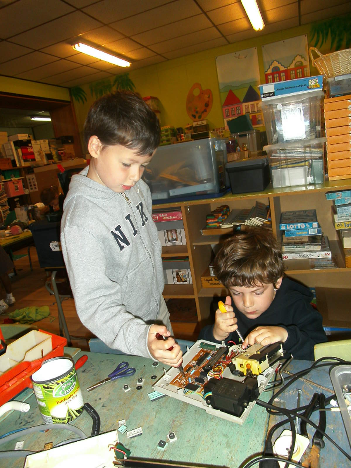 Kikkerklas Freinetschool De Bonte Specht: Techniek in de klas...