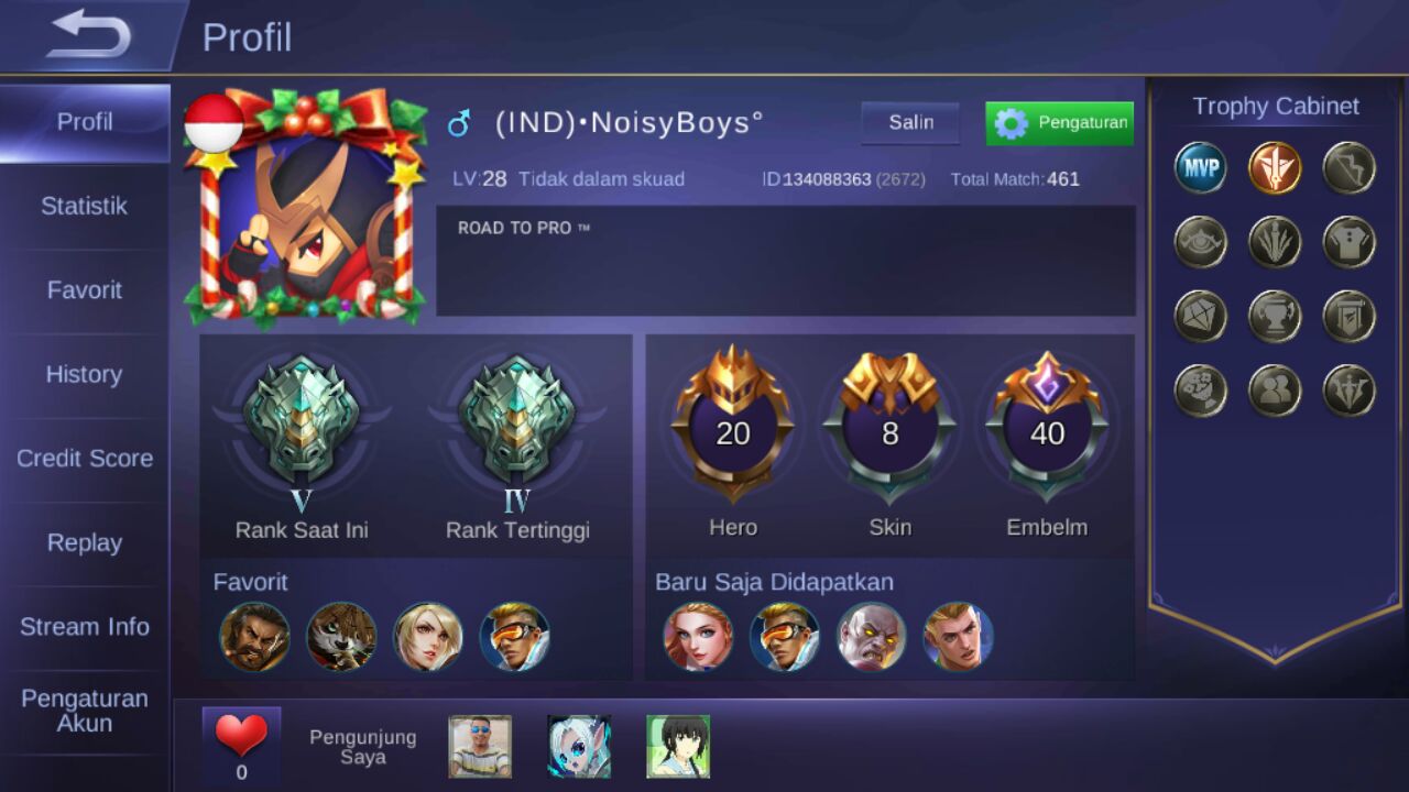 Cara Mengganti Foto Profil (AVATAR) Di Game Mobile Legend