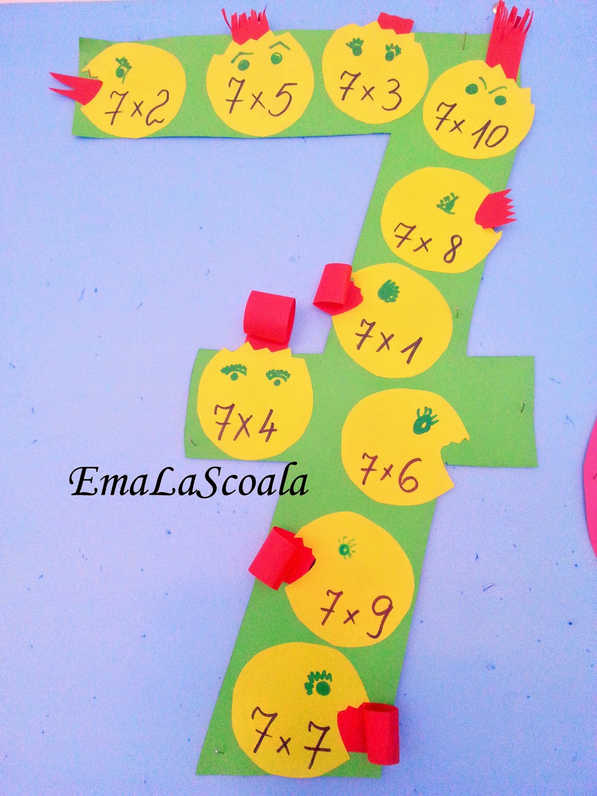 Inmultirea - jocuri cu buzunare