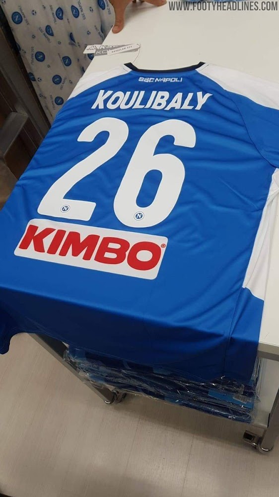Napoli Changes Kit Numbers Color For TV - Footy Headlines