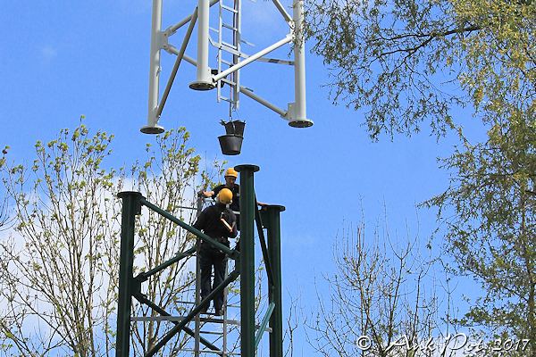 Aa-landen: Zendmast staat