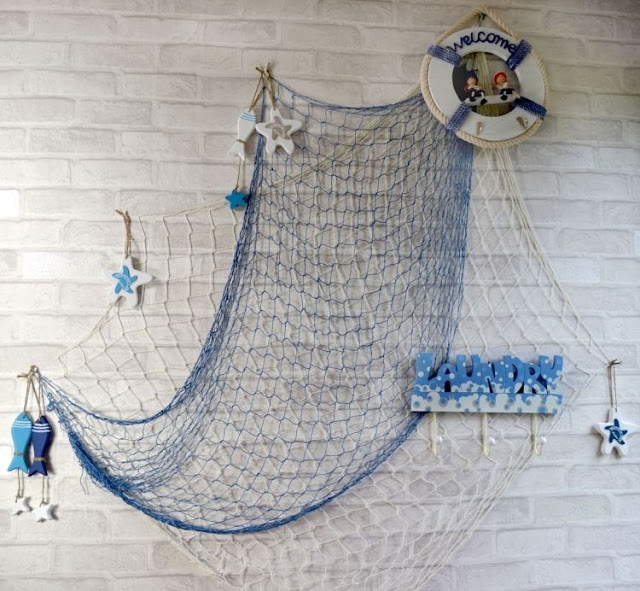 Fisherman nets - 35 ideas for a wonderful sea decoration - Diy Fun World