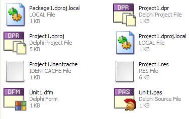 Kode Delphi: Komponen dan Delphi Project Files | Pemrograman Delphi