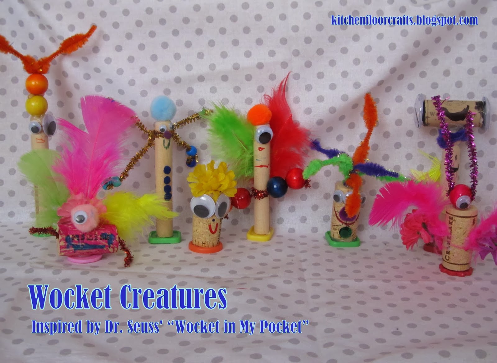 Kitchen Floor Crafts: Wocket Creatures