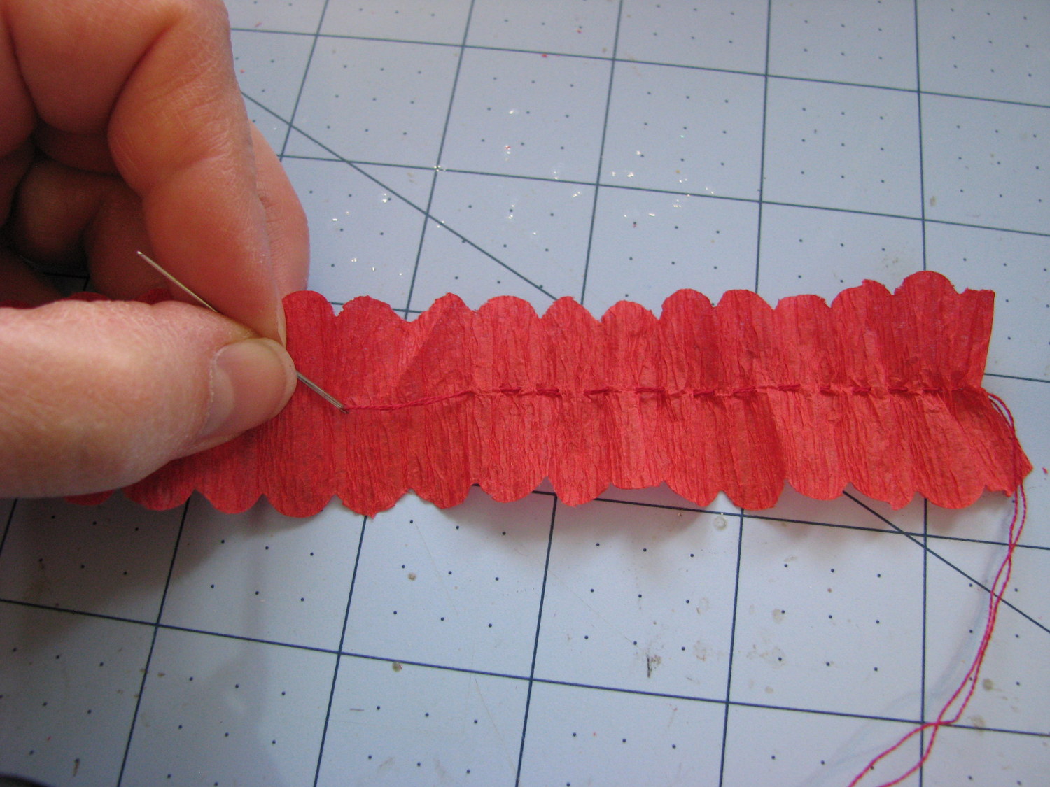 dancing in the rain: Crepe Paper Tutorial - My Creative Scrapbook