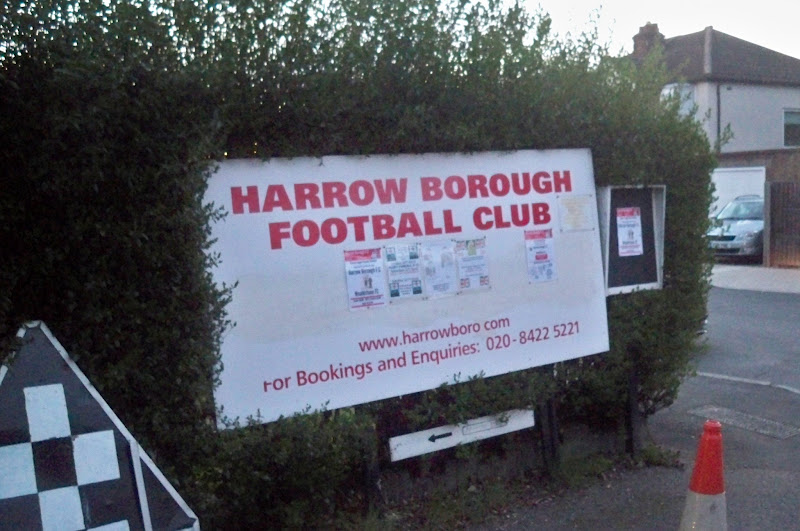 Football Grounds visited by Richard Bysouth: Harrow Borough FC