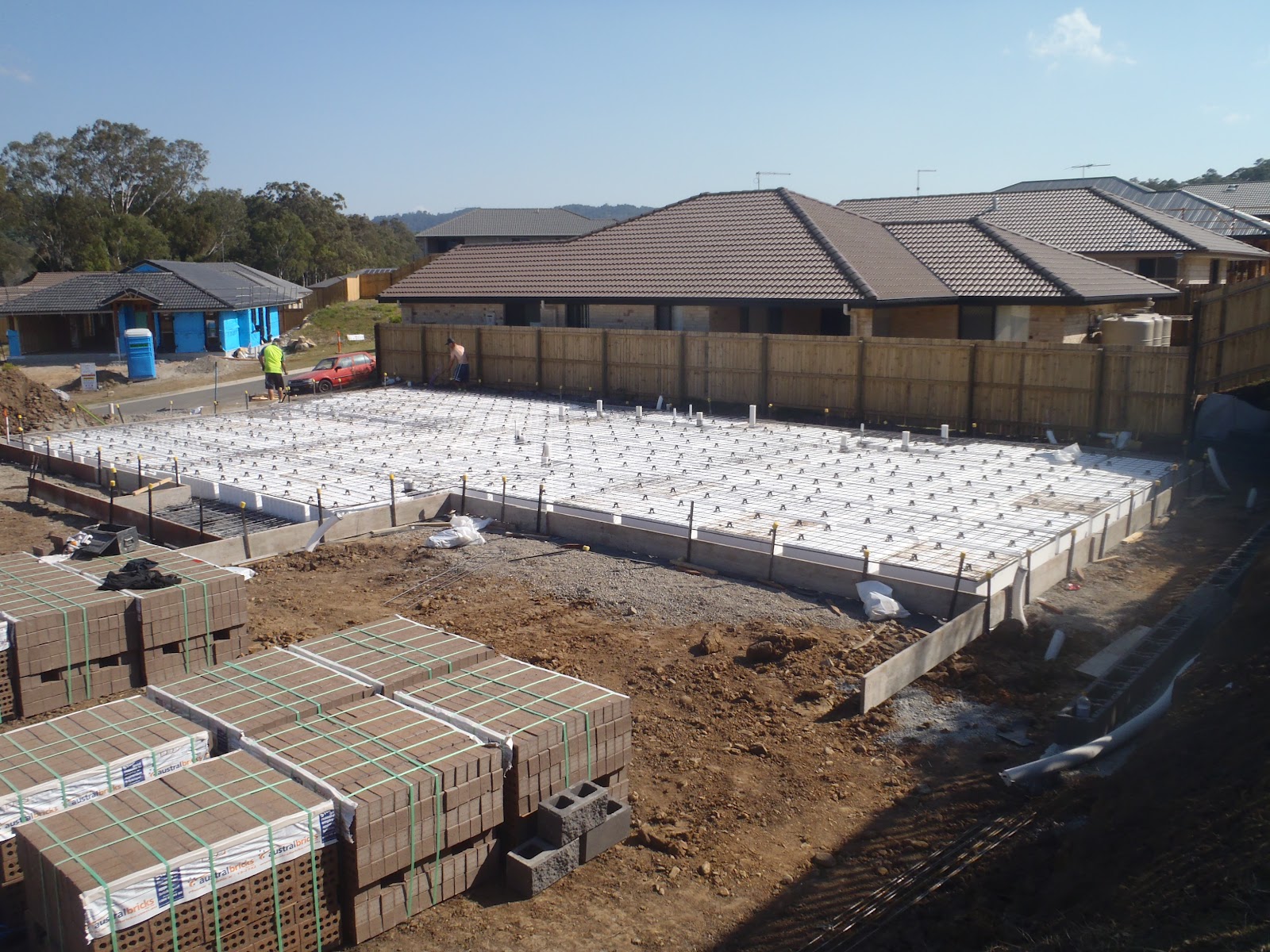 Our Metricon Como: Slab Prep