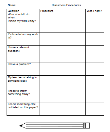 Classroom Freebies Too: Classroom Procedure Review