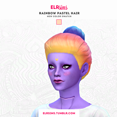 Sims 4 rainbow skin mod - polmai