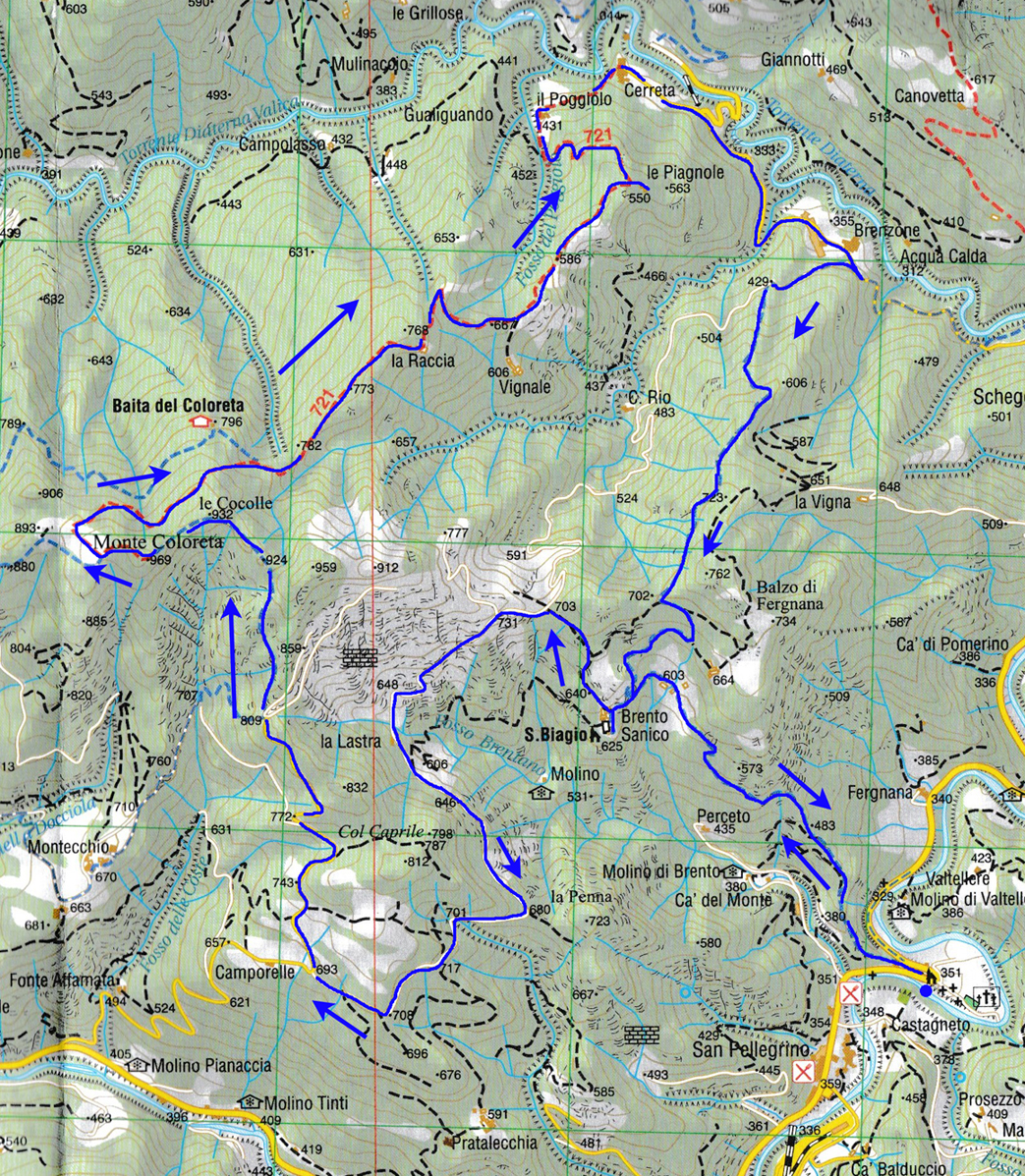 Escursionismo a 360°: Brento Sanico e monte Coloreta (EE)