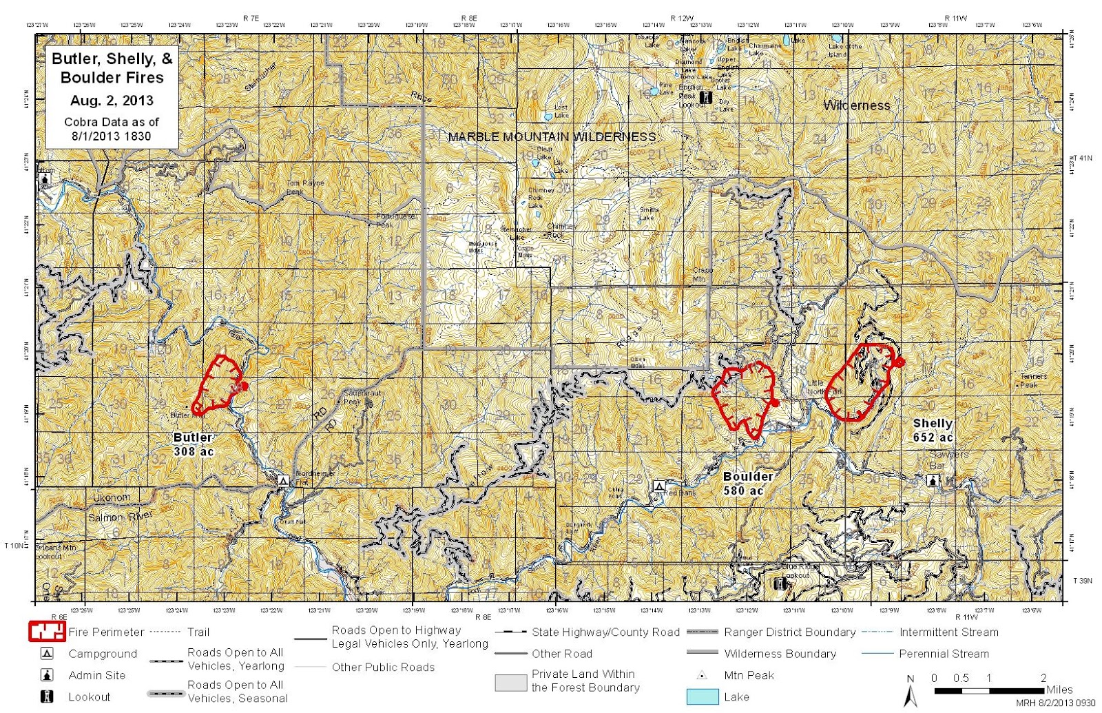 Salmon River Complex: MAPS