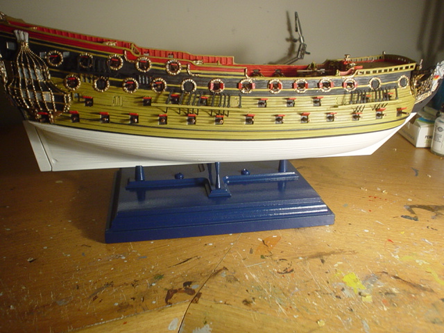 John's Plastic Ships: Mounting on the Stand