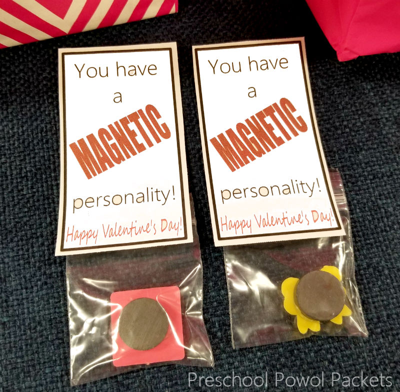 Magnet Valentines {FREE} Printable! | Preschool Powol Packets