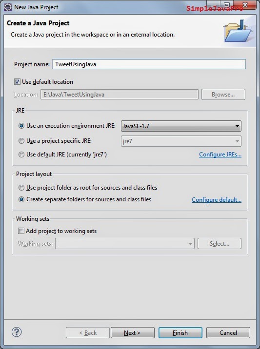 Simple Java Pro™: Tweet using Java (In 7 easy steps) [Tags: #Twitter4J,#Java,#SimpleJavaPro,# ...