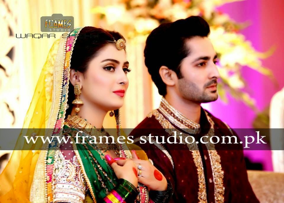 Aiza khan and Danish Taimoor Wedding pics Mehndi Special | Just Bridal