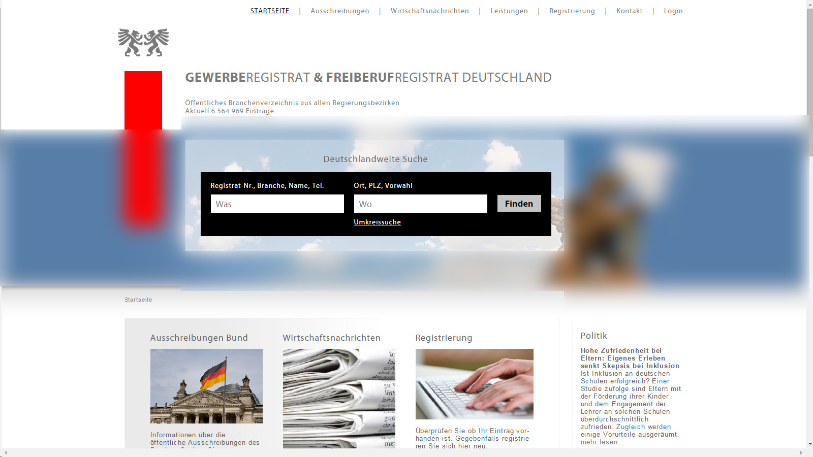 GES Registrat GmbH | Gewerberegistrat | Berlin - Verbraucherdienst e.V.