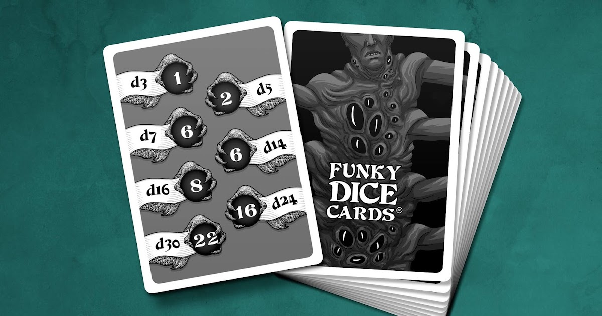 Dungeon Compendium: Funky Dice Cards