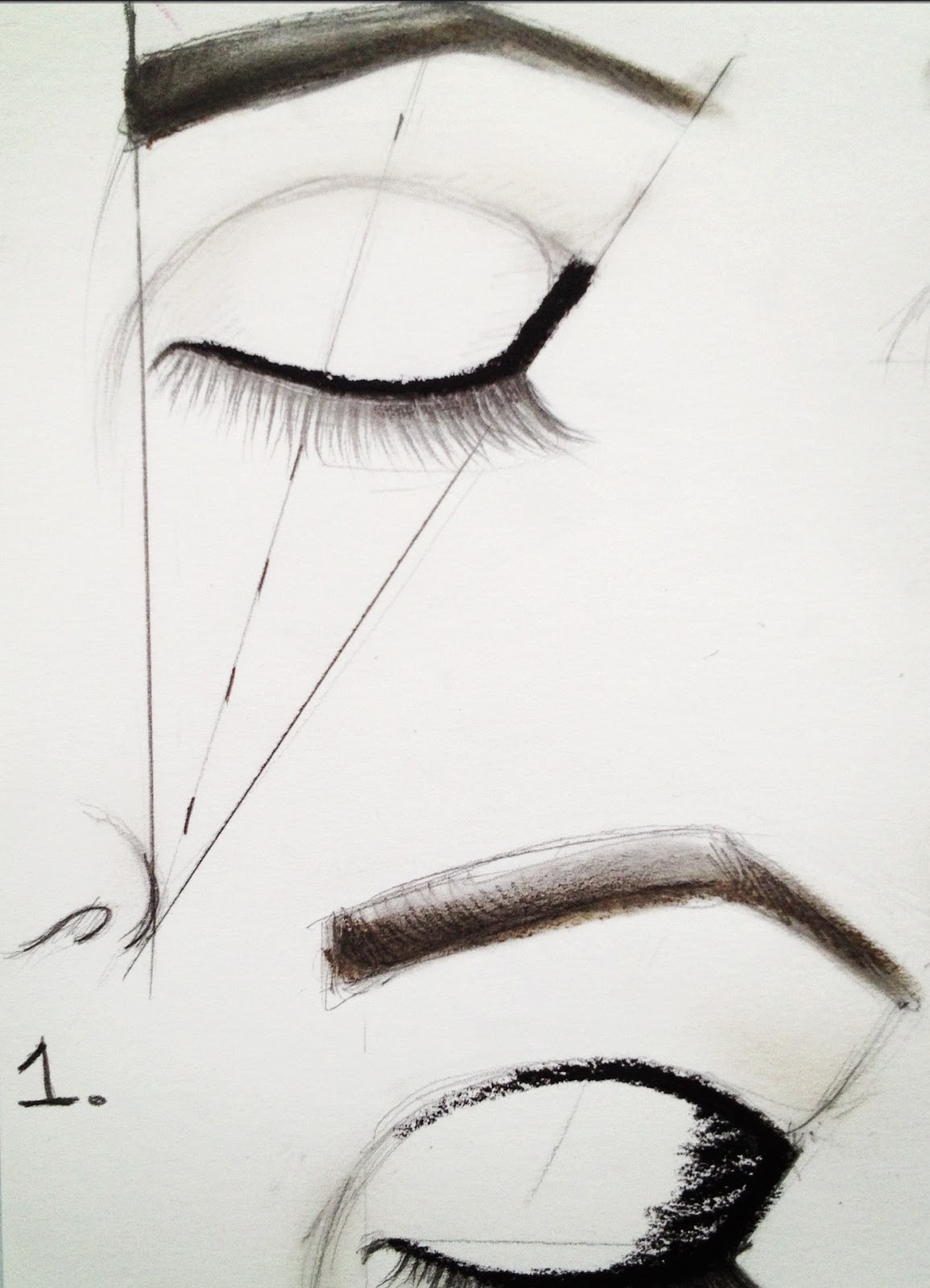 Gia Makeup Blog: Makeup draw tutorial - pen technique(1)