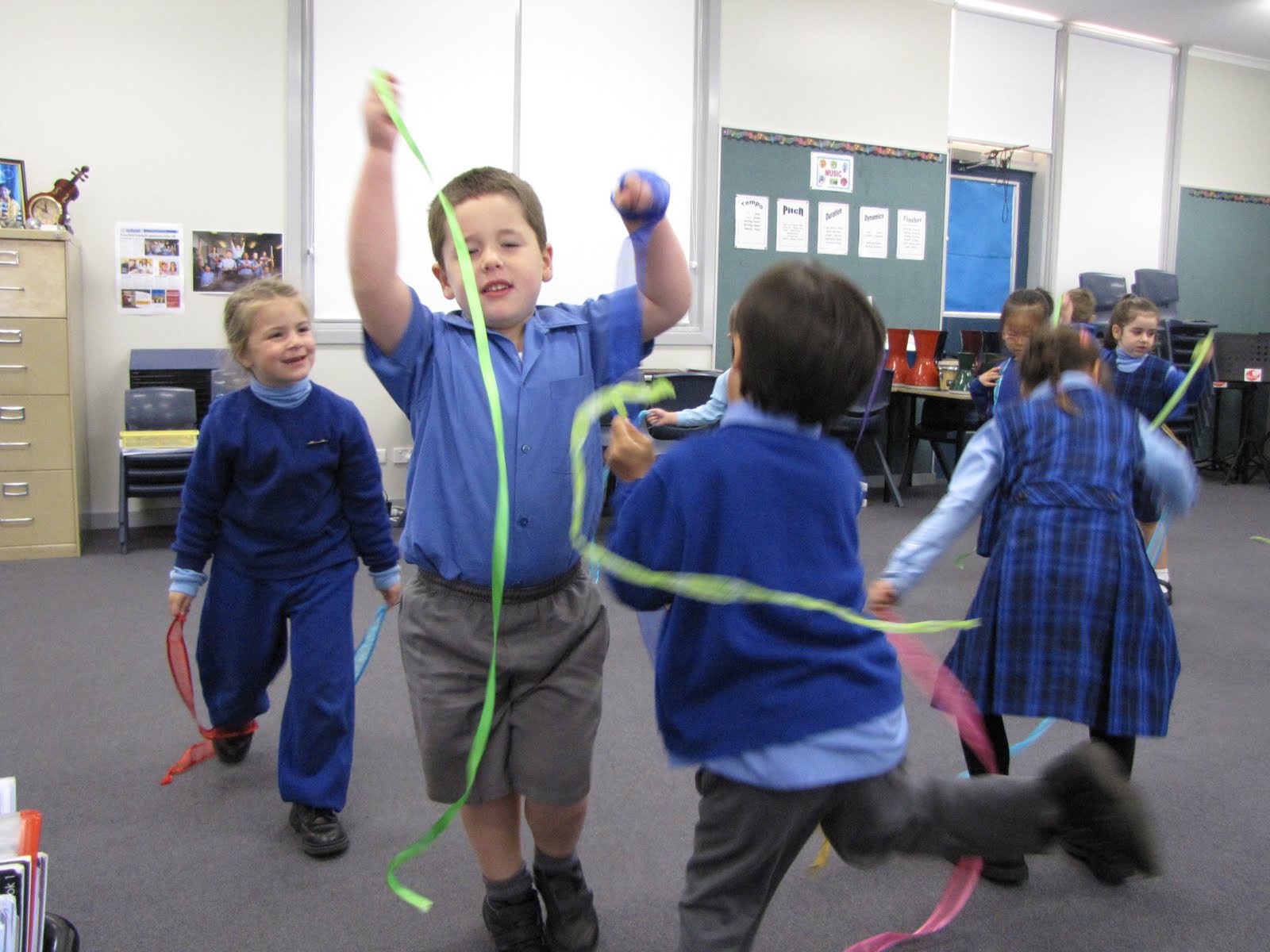 MUSIC: Dancing with Scarves and Ribbons