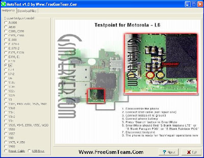 Motorola Test point with Cable Repair ~ ATA UMER Computers