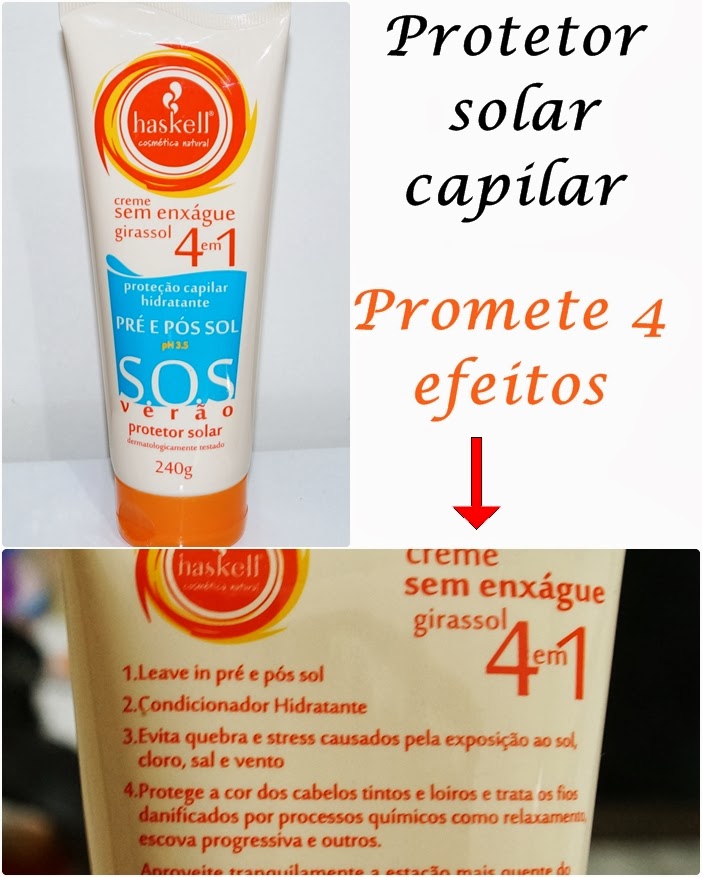 Dani Azevedo: Protetor solar para o cabelo