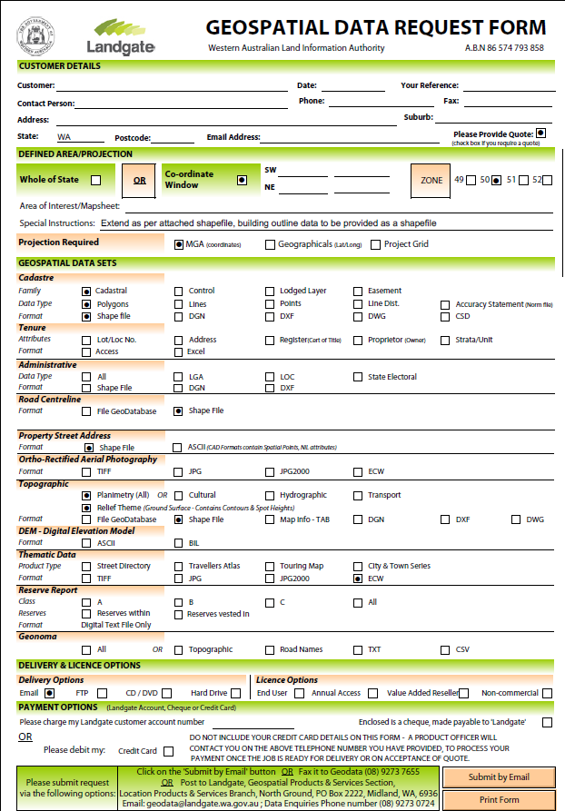 InfraBIM - Infrastructure BIM & GIS: Western Australia Data request for ...
