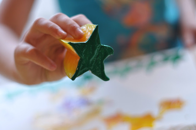 A Natural Nester: A Winter Walk + Star Fruit Stamps