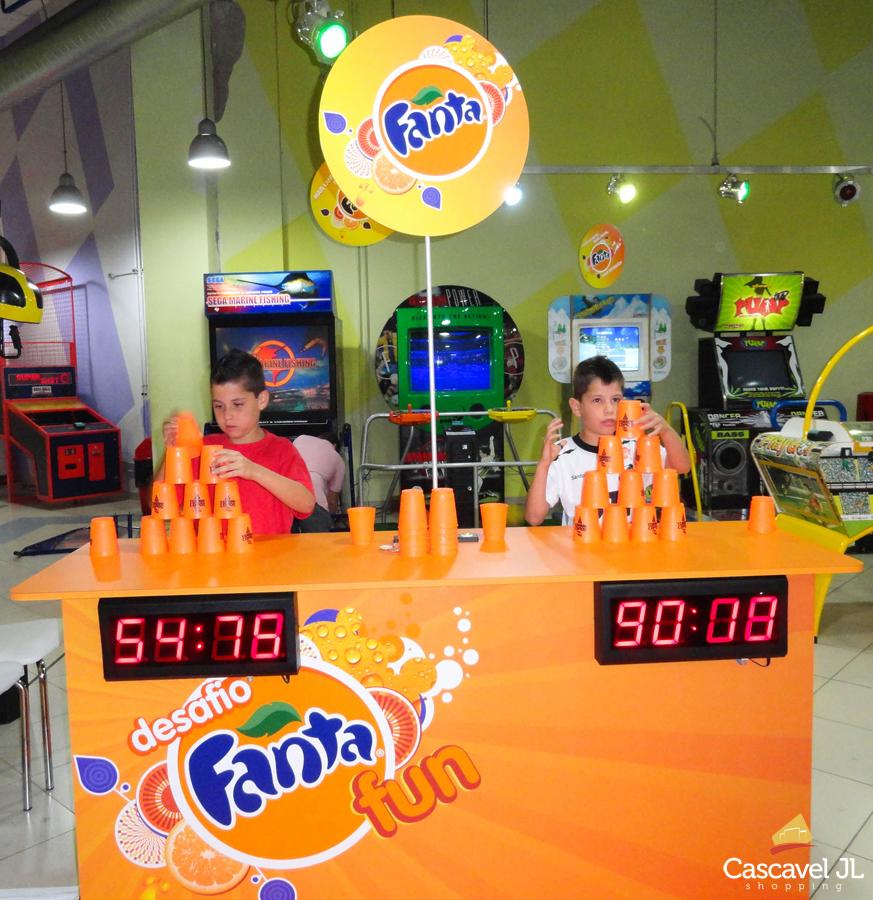 Desafio Fanta Fun com Torre Copos ~ Cascavel JL Shopping - Blog