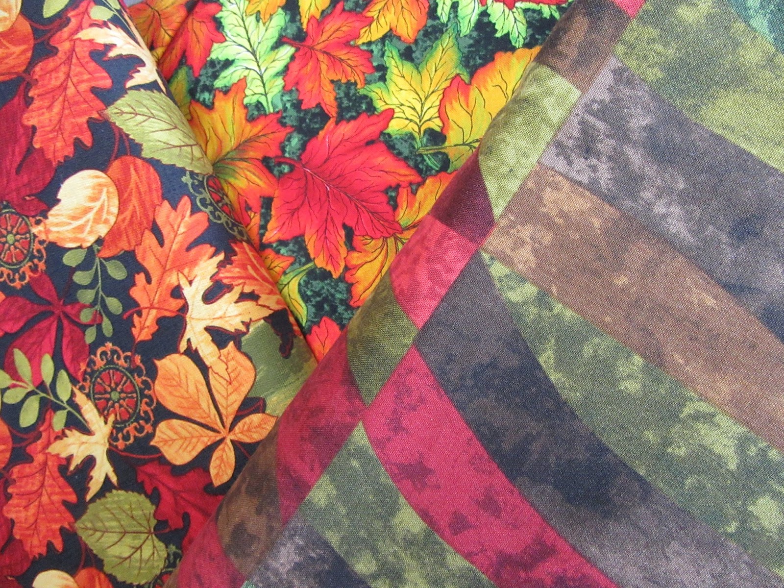 Bernina World of Sewing: Fall fabrics falling all around us!