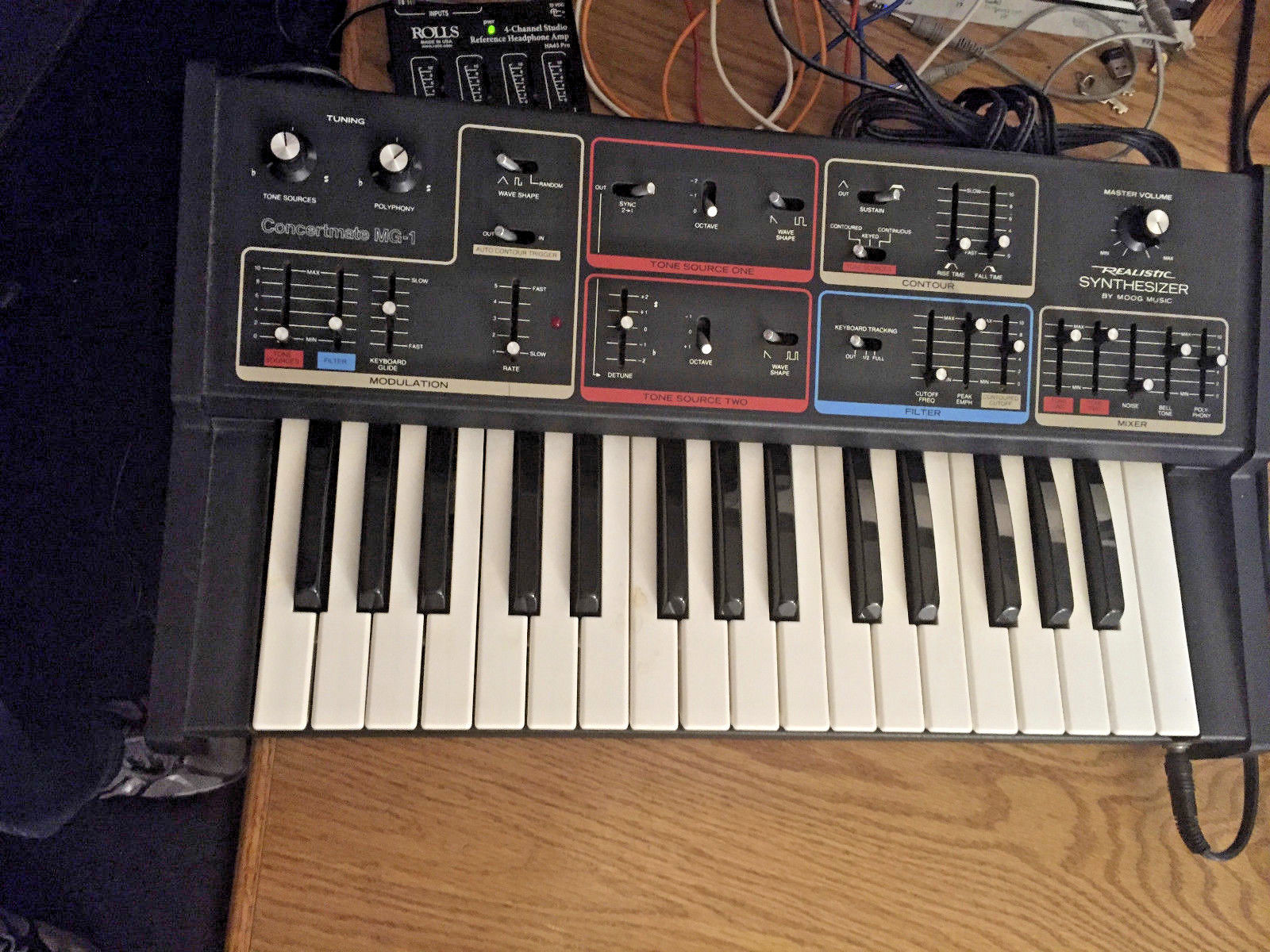 MATRIXSYNTH: Vintage Realistic Moog MG-1 Concertmate Analog Synthesizer ...