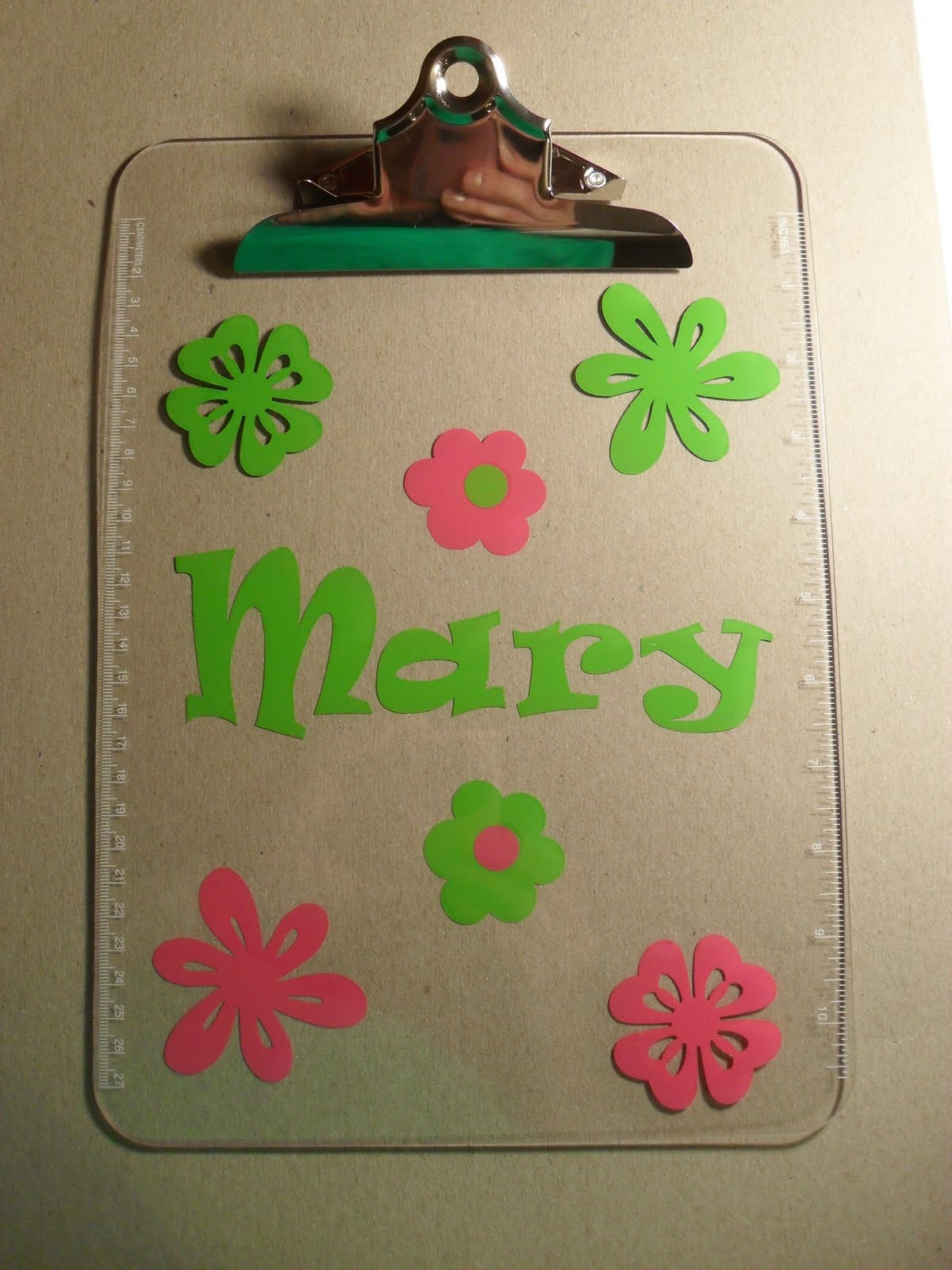 Cleverly Creative Girl: Personalized Clipboard