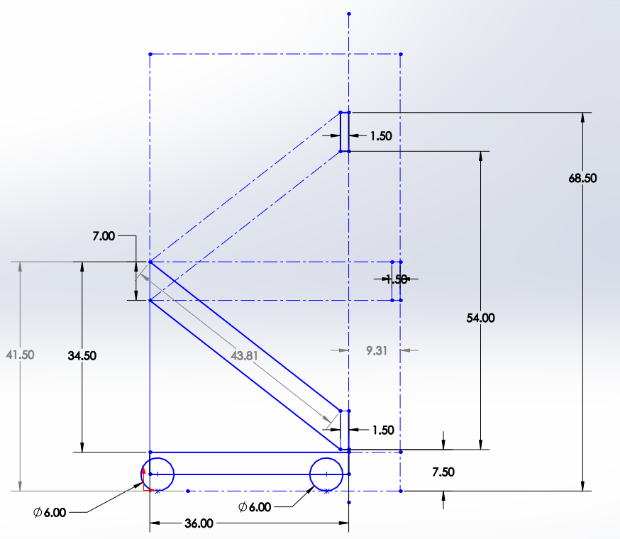 Spectrum 3847 Blog: Day 4: More Prototyping & 4-Bar CAD