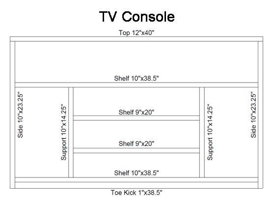 The Carmichael Workshop: Make a Space-Saving TV Console Stand!