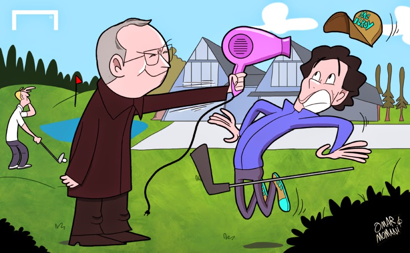 Omar Momani cartoons: Ferguson's Ryder Cup pep talk