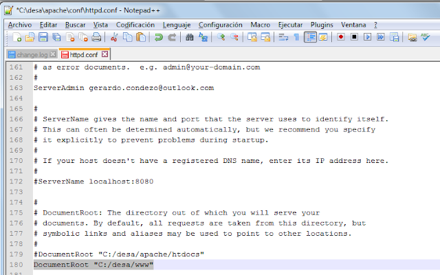 INSTALACION DE APACHE DESDE CERO