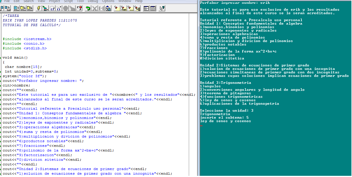 Programacion Estructurada: TUTORIAL