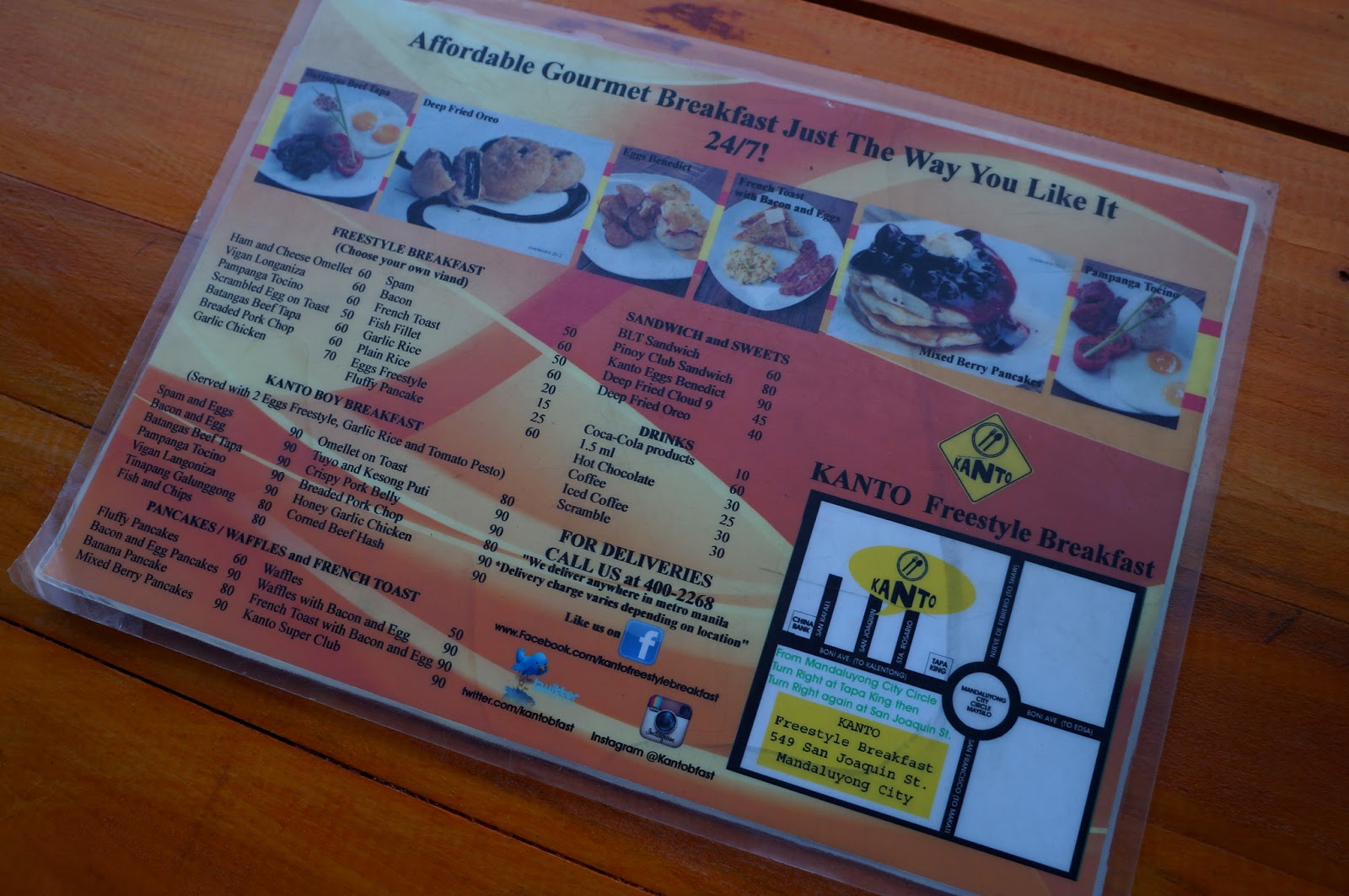 Kanto Freestyle Breakfast : Sumptuous Gourmet Breakfast by the Street ...