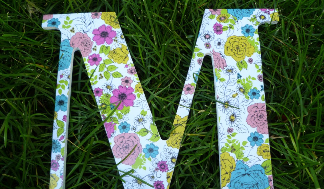 Always Springtime Flowers: Monograms for Craft Fair