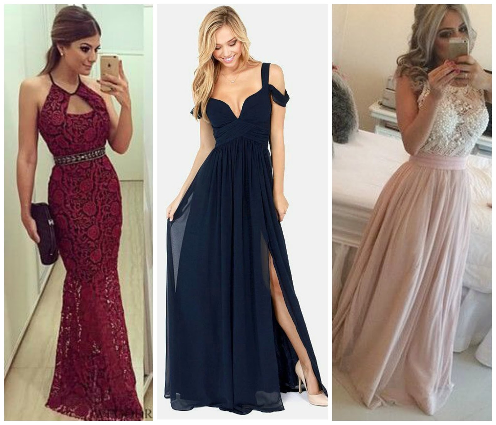 Vestido de festa longo: Modelos lindos para te inspirar! | Beleza em Cachos