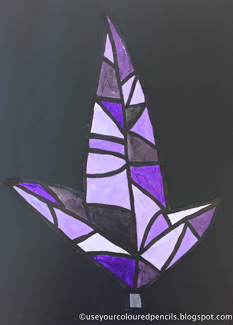 Use Your Coloured Pencils: Leaf Paintings in Tints and Shades