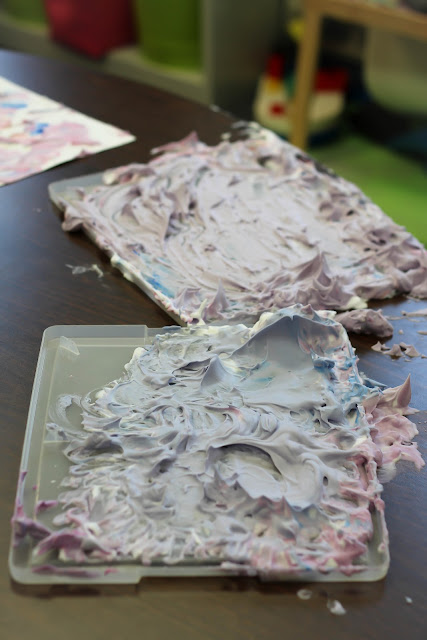 Teach Them To Fly: Shaving Cream Fun!