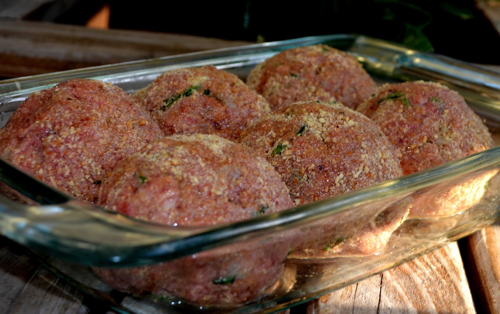 bebina kuhinjica: Nojeva jaja ili cufte iz rerne sa jajima ili meatloaf ...