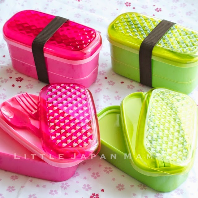 little japan mama : Double Tier Bento Box Set Jewellunch