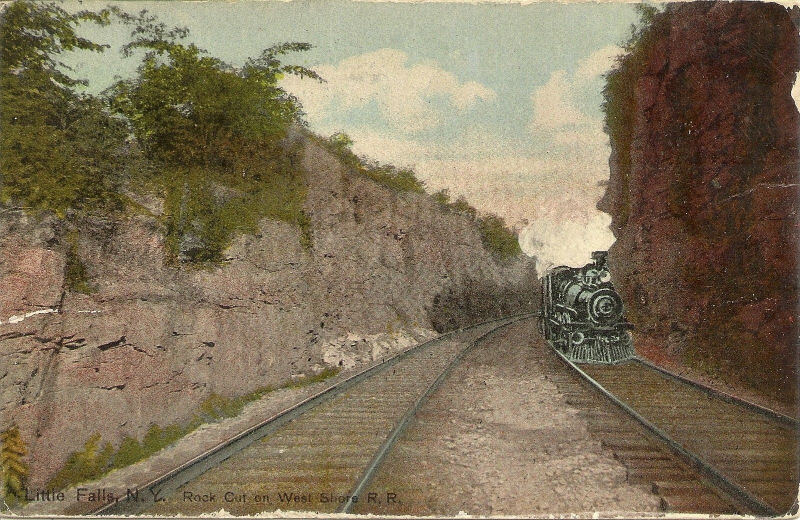 Vintage Railroad Pictures: West Shore Railroad at Little Falls, N.Y.