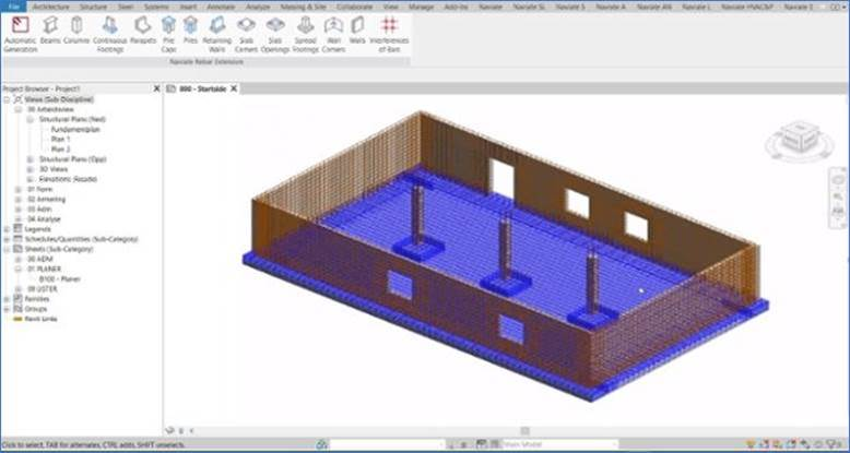 Revit Add-Ons: Free Naviate Rebar Extension