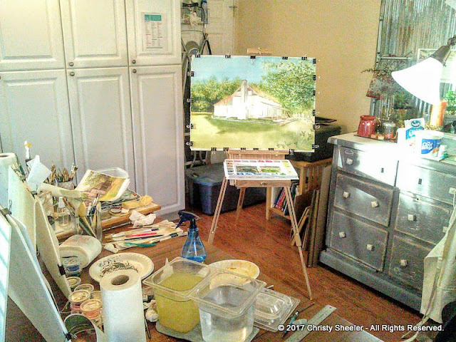 She Must Make Art : The Ivy Ranch on the Brazos River: An Art Commission
