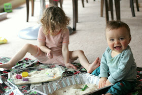 Super Easy Sensory Play: Rice Play