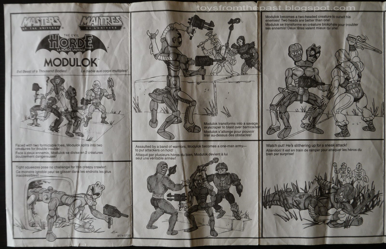 Toys from the Past: #519 MASTERS OF THE UNIVERSE - MODULOK and MULTI ...