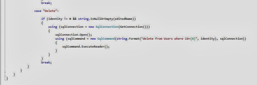Entity Framework Create Edit Update Delete Operations With Wcf Using Code First Method In Mvc 4