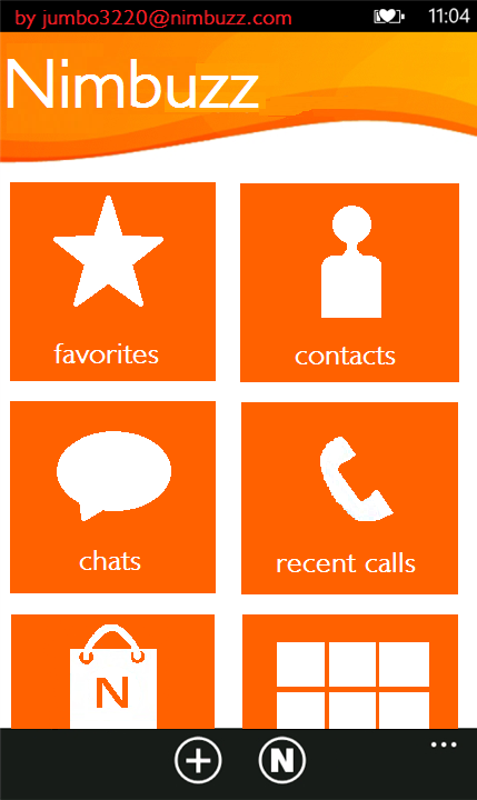 Mobilized Tech: Nimbuzz Windows Phone 1.2.0 UI Concept